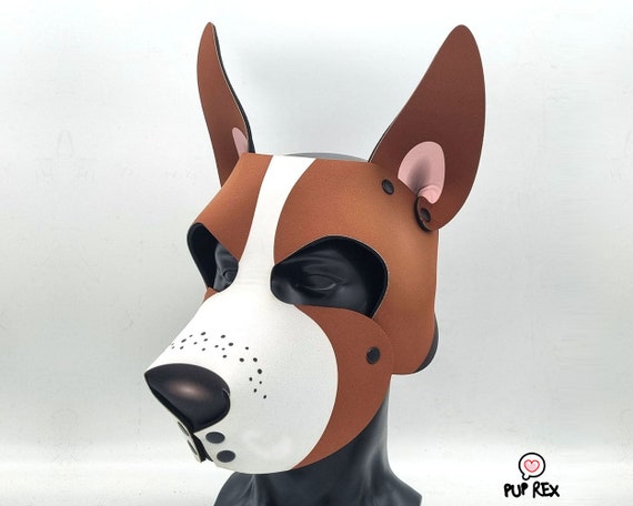 Brown pup Rex Pup Hood made to Order - Etsy