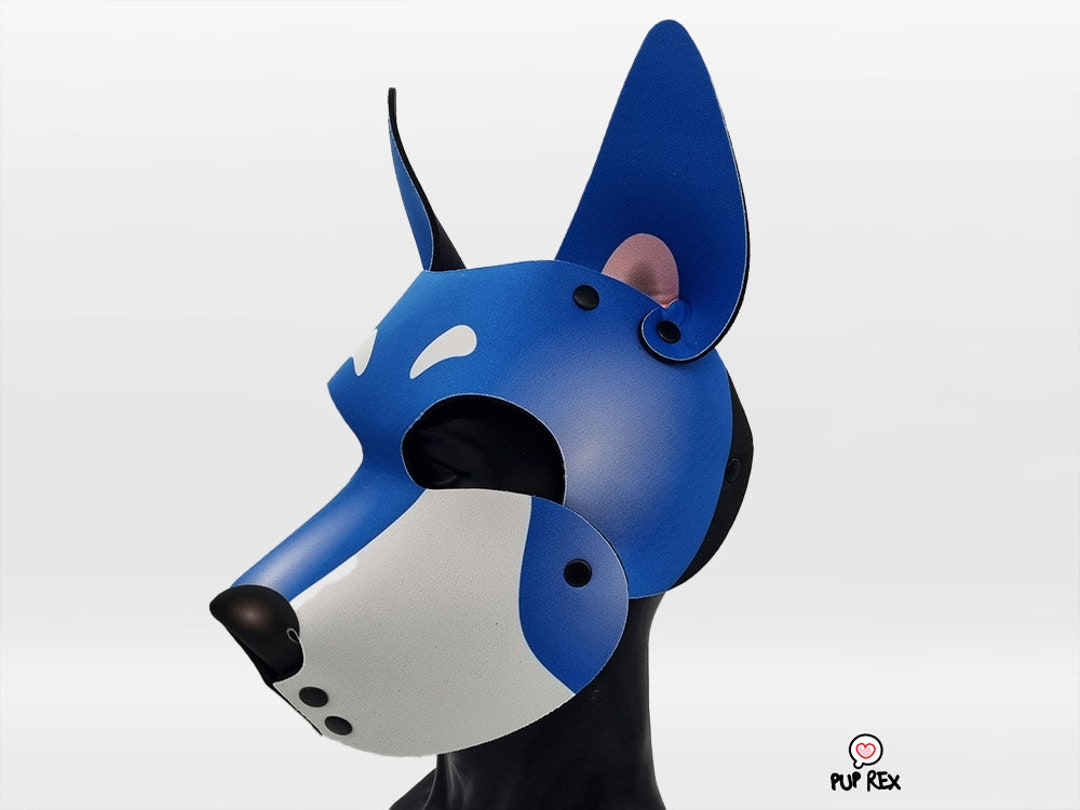 Blue "rex Two" Pup Rex Pup Hood (made to Order) - Etsy