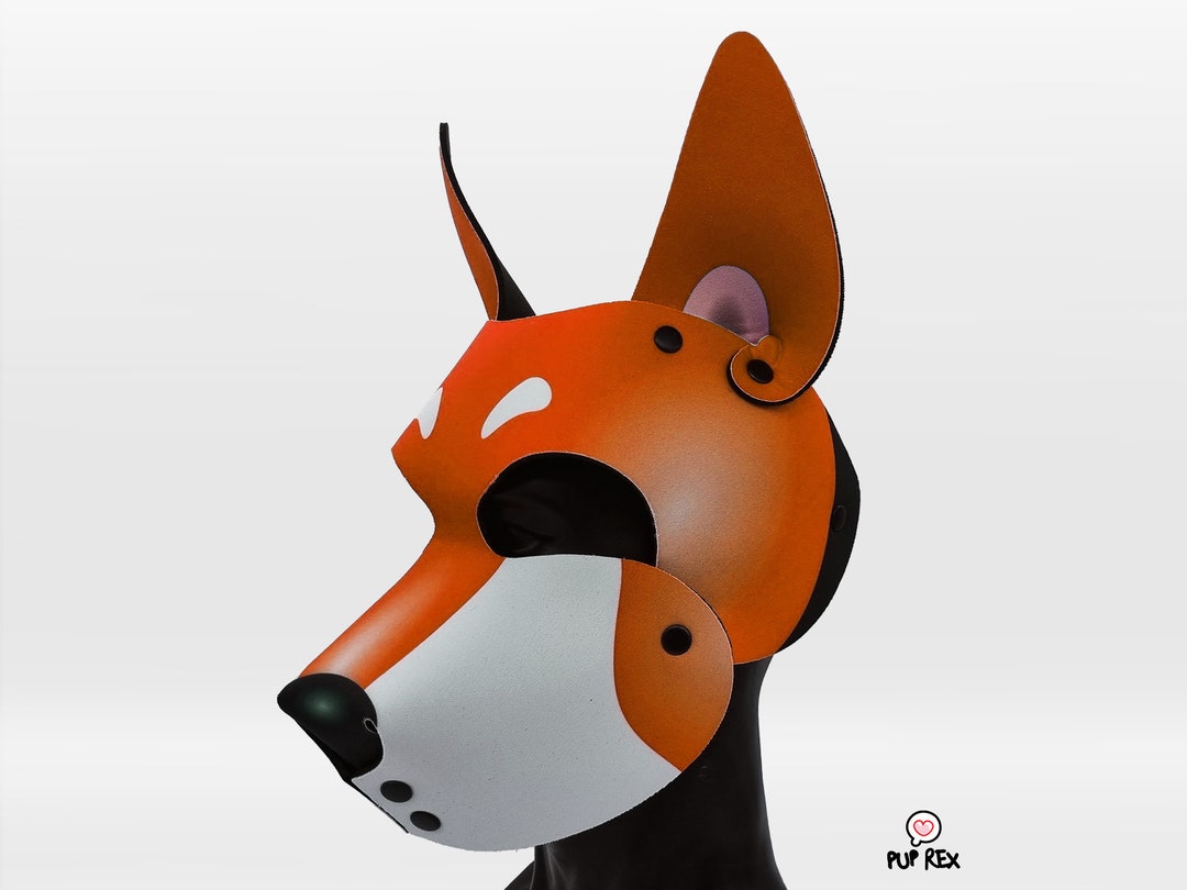 Orange "rex Two" Pup Hood (made to Order) - Etsy