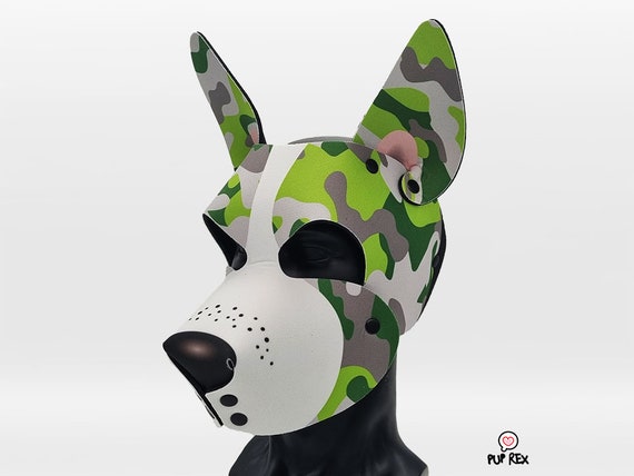 Green Camopup Rex Pup Hood made to Order - Etsy