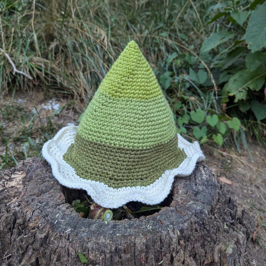 Green Flower Sprite Cap - Etsy