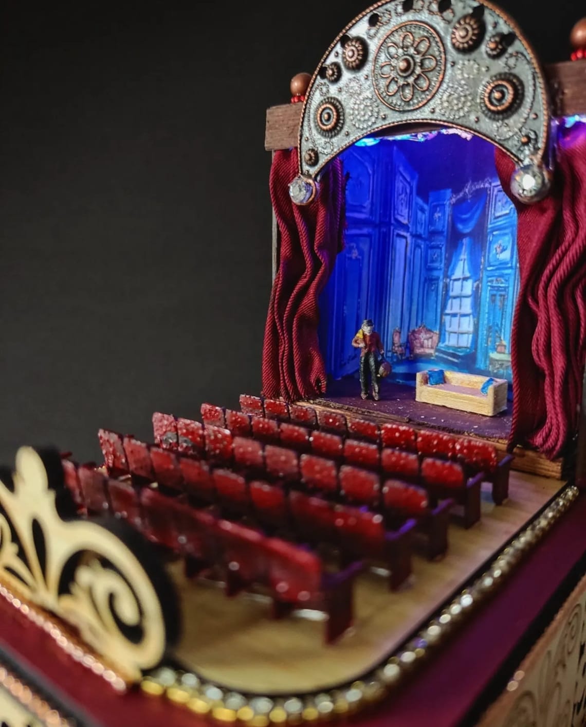 Ultra Mini Scale Theatre Diorama Fast and Free Shipping With Tracking ...