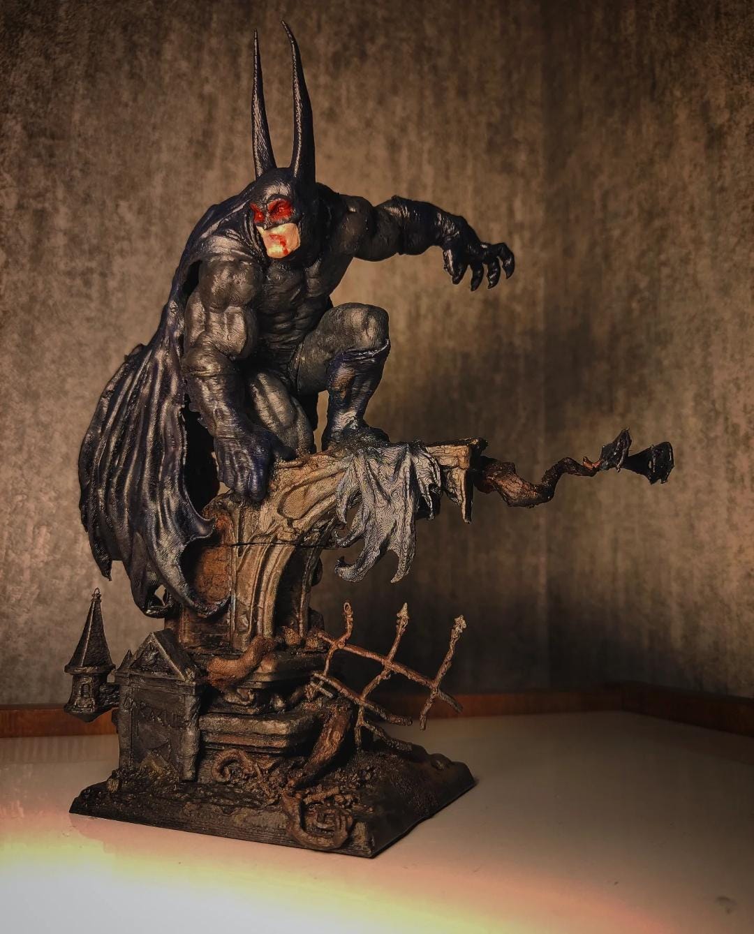 Batman Vampire Diorama Artwork Fast and Free Shipping With Tracking ...