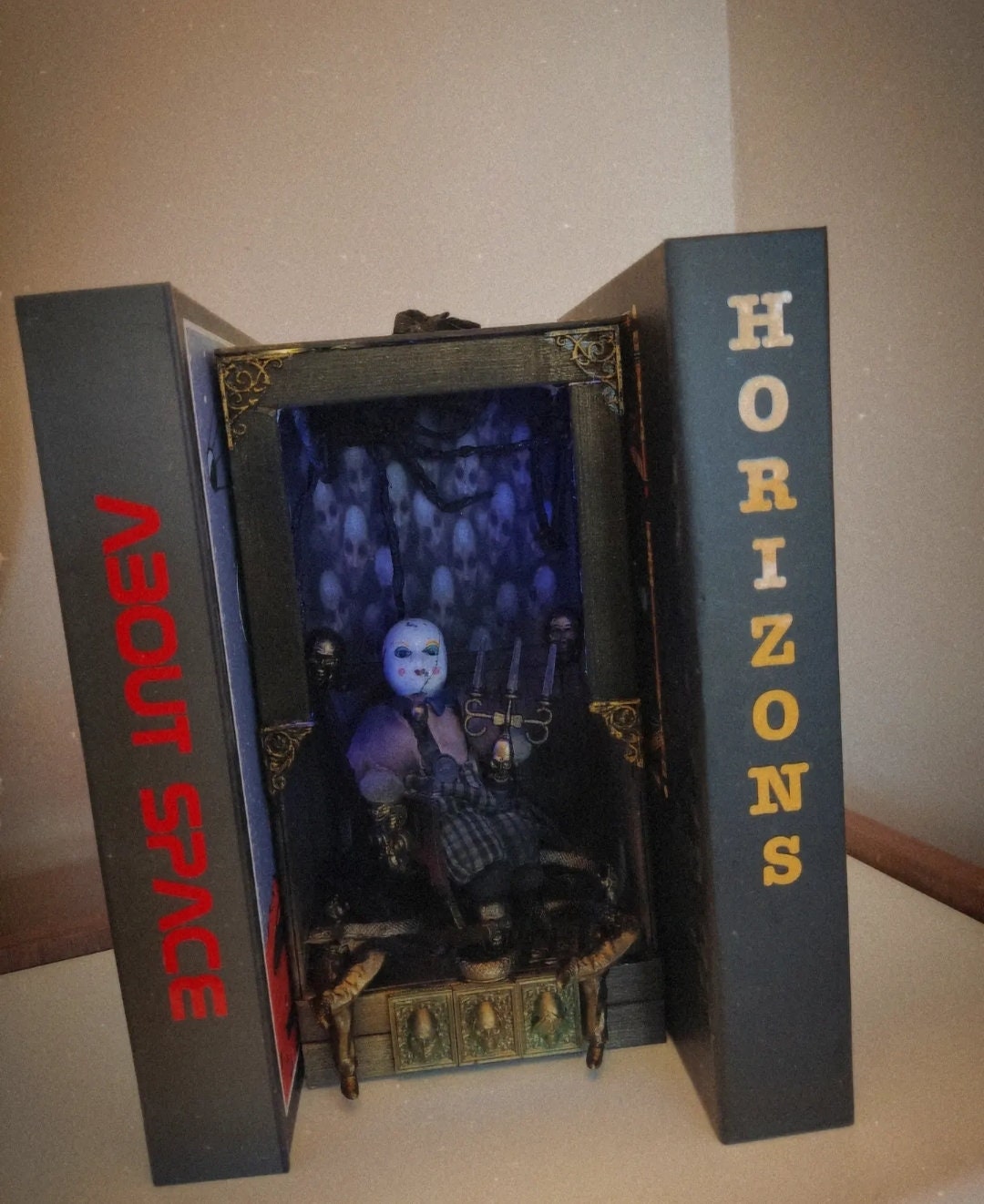 Creepy Scary Book Nook Fast and Free Shipping With Tracking Number ...