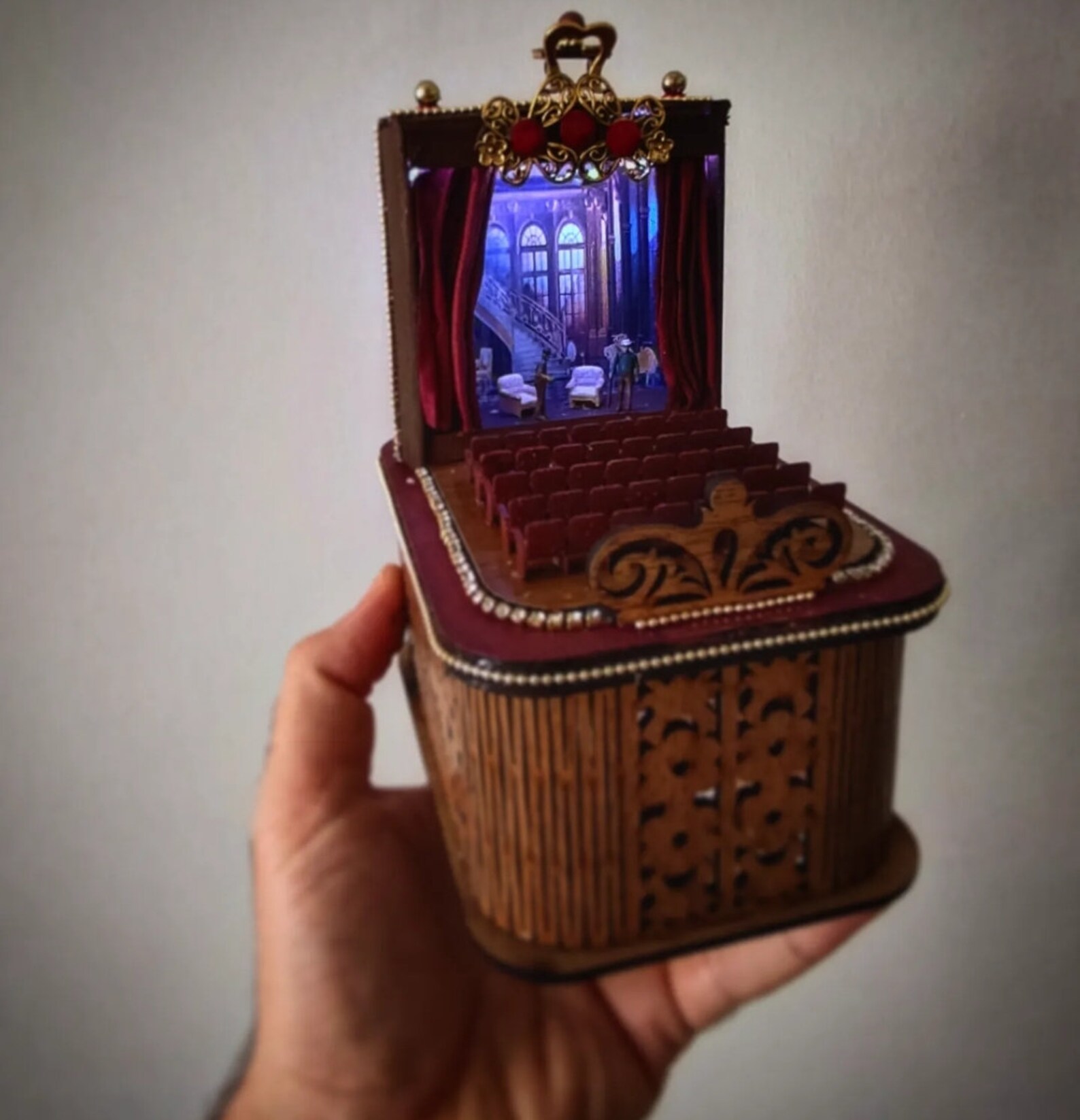 Ultra Mini Scale Theatre Diorama Fast and Free Shipping With Tracking ...