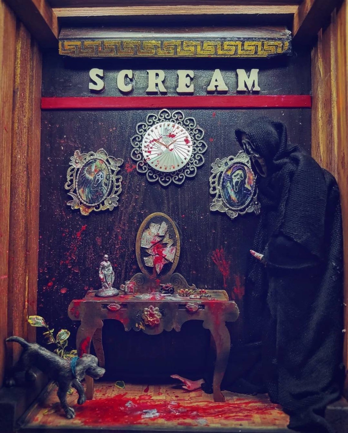 Scream Ghostface Handmade Diorama Free Shipping With Tracking Number ...