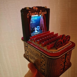 The Phantom of the Opera Ultra Miniature Pocket Theatre Diorama Fast ...