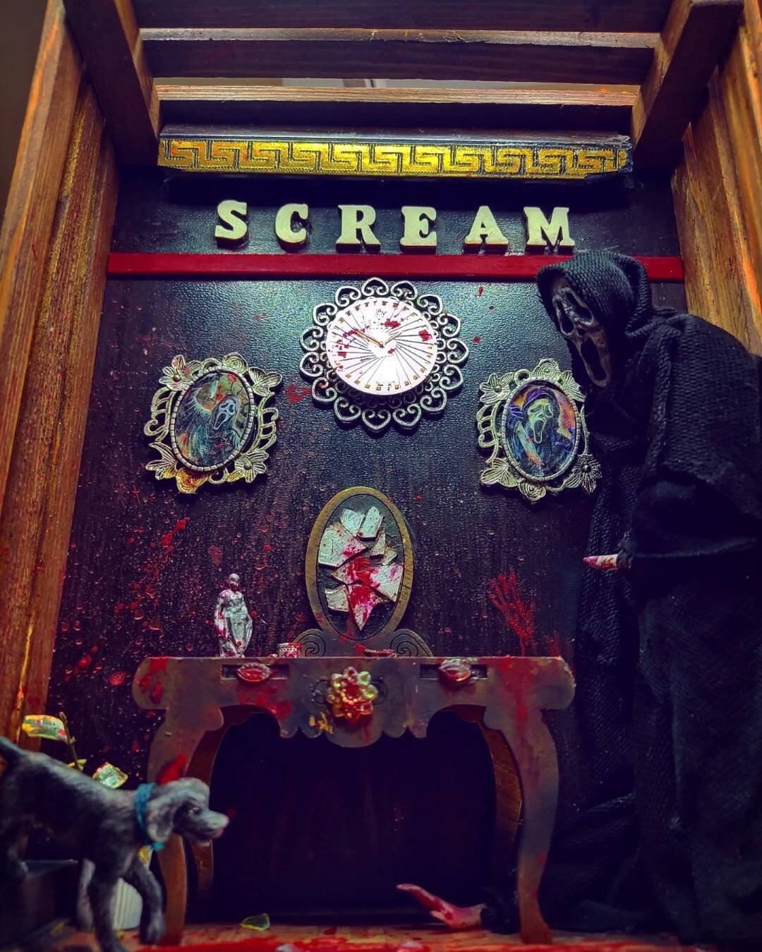 Scream Ghostface Handmade Diorama Free Shipping With Tracking Number ...