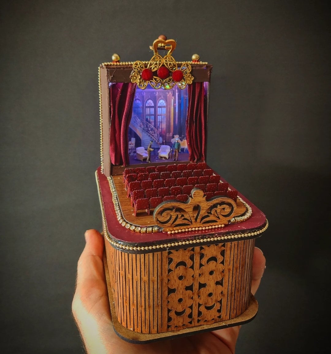 Ultra Mini Scale Theatre Diorama Fast and Free Shipping With Tracking ...