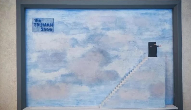 The Truman Show Miniature Diorama: Handcrafted Wall Art - Etsy