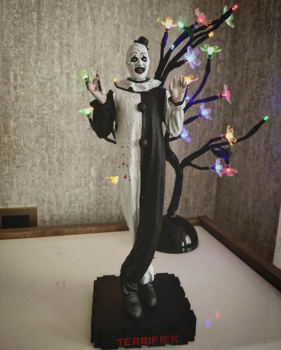 Terrifier the Dark Clown 28 Cm Statue Horror Art Fast and Free Shipping ...