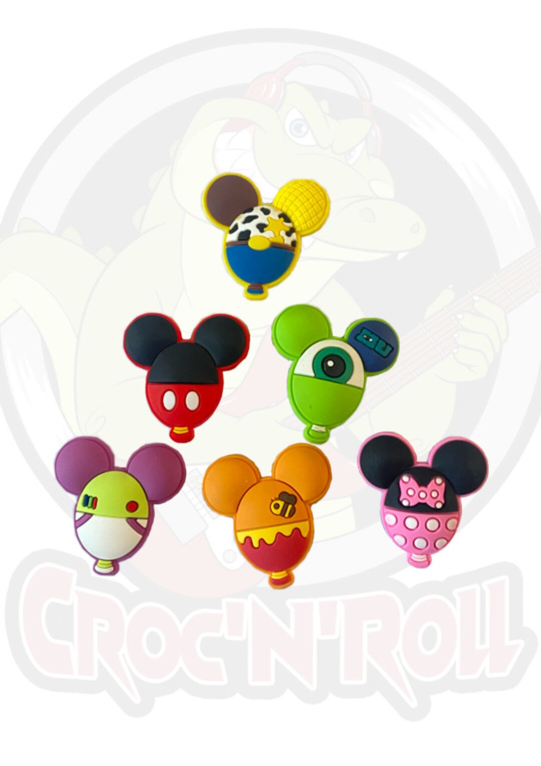 Disney Ears Mickey Minnie Monsters Inc Woody Buzz Winnie the Pooh Shoe ...