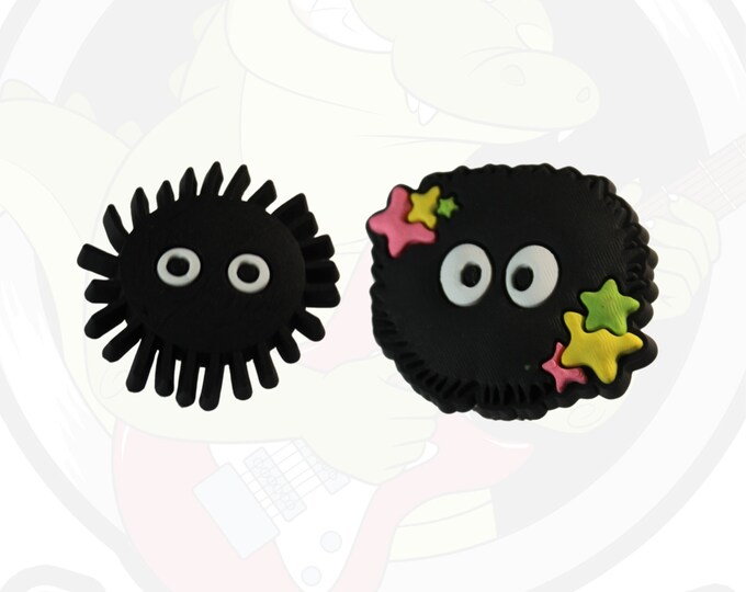 Soot Sprites Spirited Away Cartoon Crocs Jibbitz Chams Shoe Accessories ...
