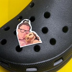 Personalised Hand Drawn Custom Family Friend Portrait Print Crocs ...