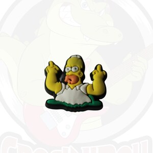 Lisa Bart Homer Simpson Cartoon Crocs Jibbitz Chams Shoe Accessories - Etsy