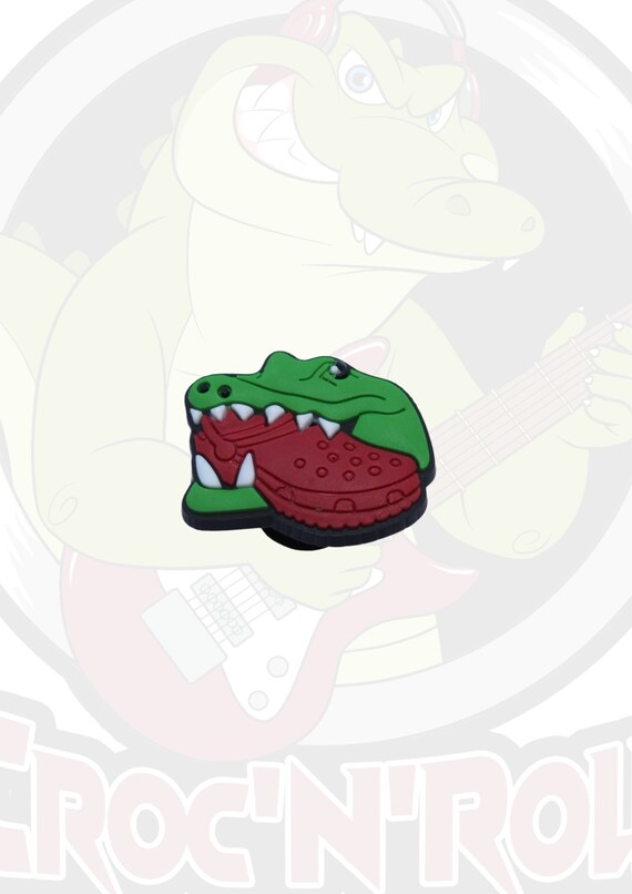 Crocodile Eating Crocs Cartoon Crocs Jibbitz Chams Shoe - Etsy