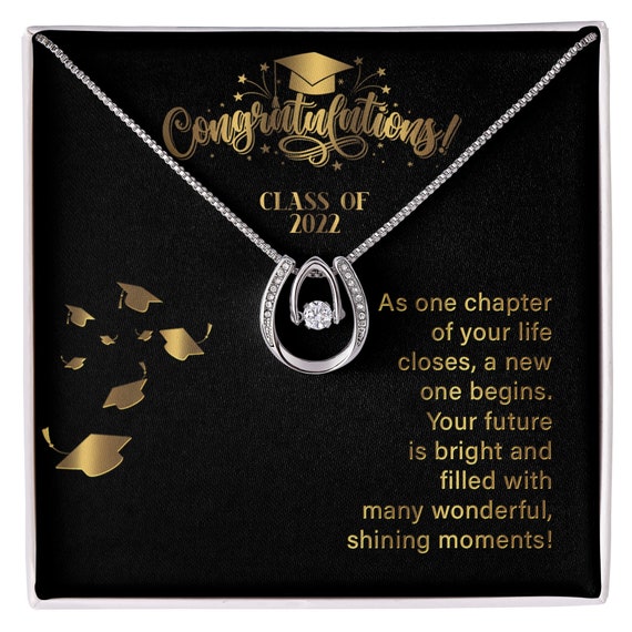 Graduation Gift Class of 2022 for Her 14k White Gold | Etsy