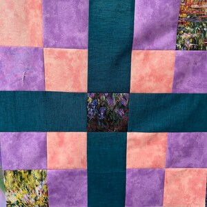 Monet Water Lily Quilt Panel Kit - Etsy