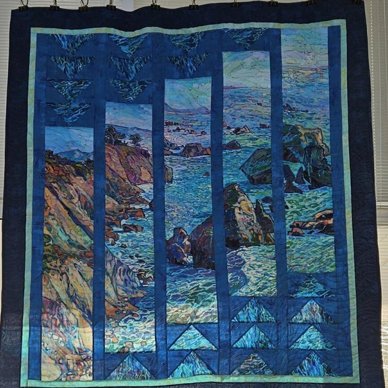 Ocean Quilt Panel - Etsy