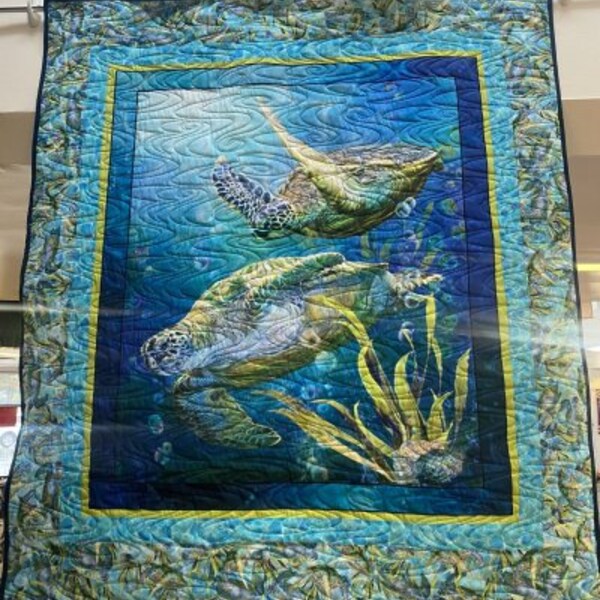 Turtle Quilt - Etsy