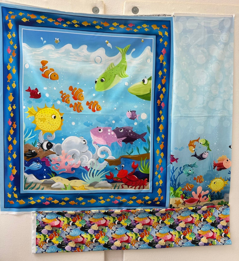 Under the Sea Panel Quilt Kit - Etsy