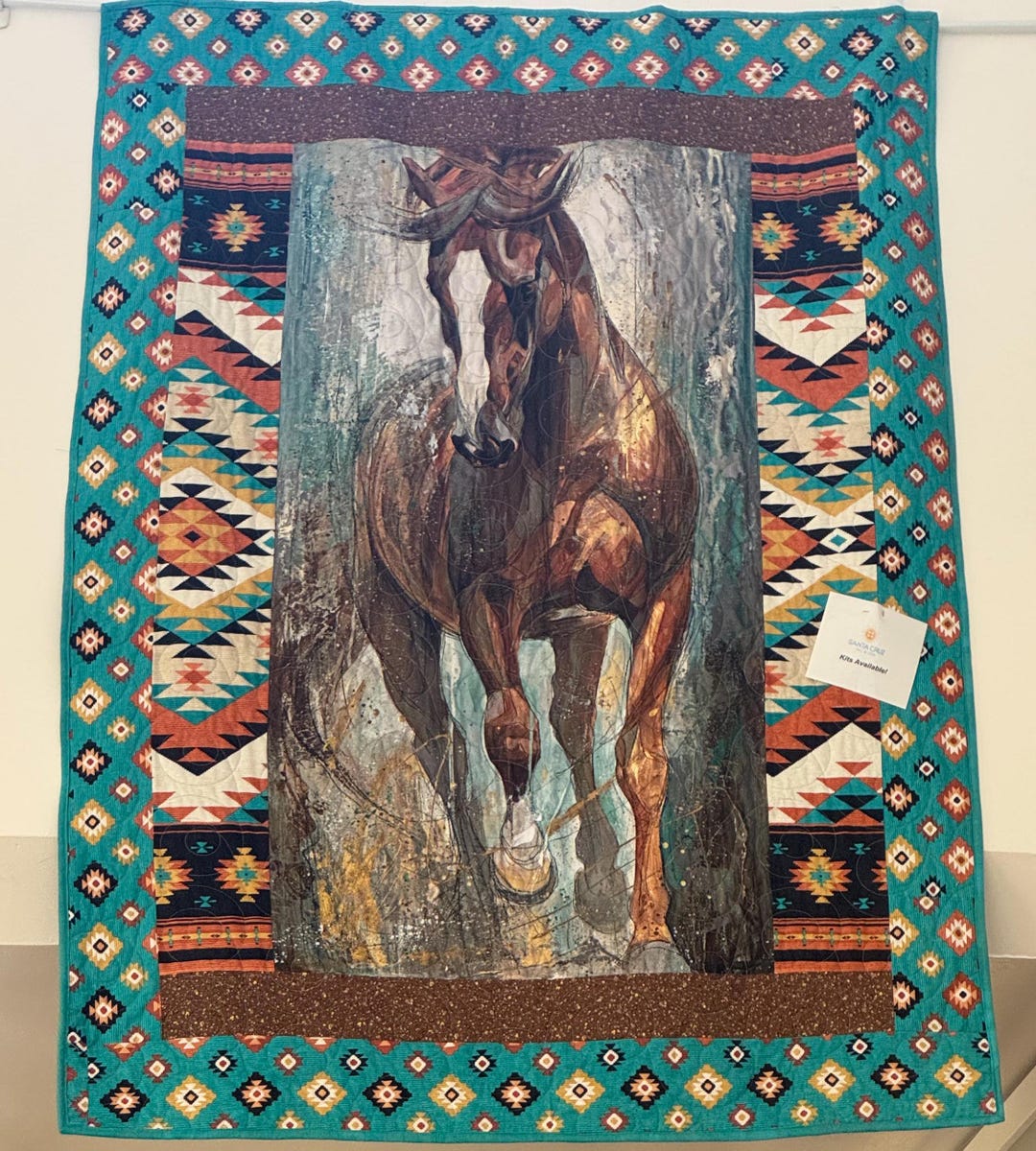 Spirited Horse Quilt Panel Kit - Etsy