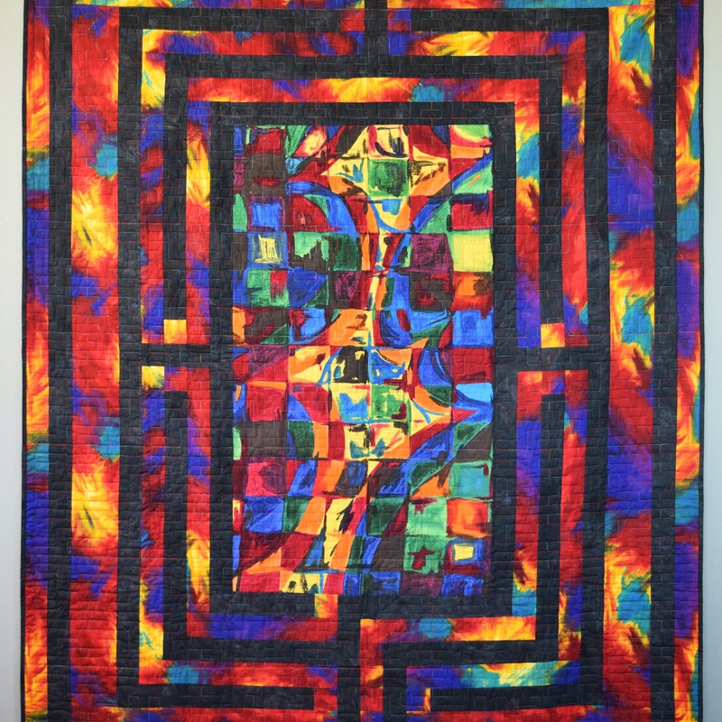 Labyrinth Quilt Pattern - Etsy