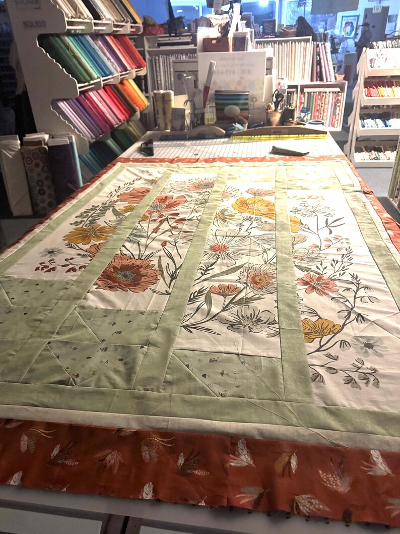 Woodland Wildflower Ingot Panel Quilt Kit - Etsy