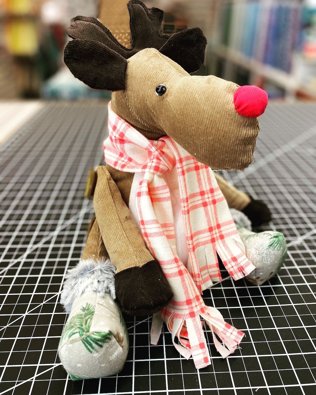 Rudie the Reindeer Plushie Kit - Etsy