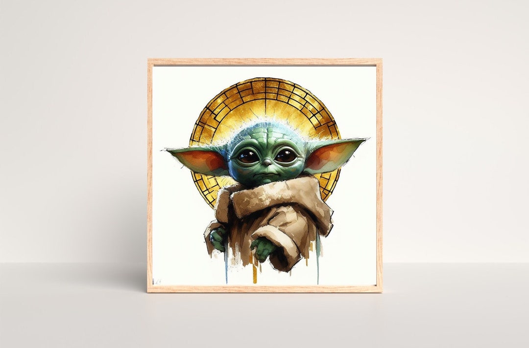 Baby Yoda Wall Art, Instant Download - Etsy