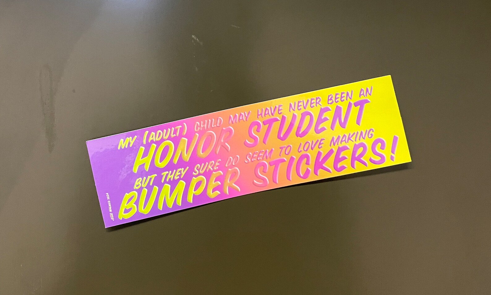 Honor Student Bumper Sticker - Etsy