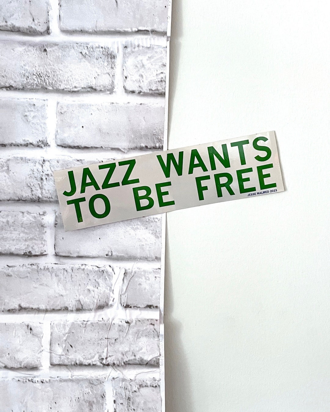 Jazz Wants to Be Free Sticker - Etsy