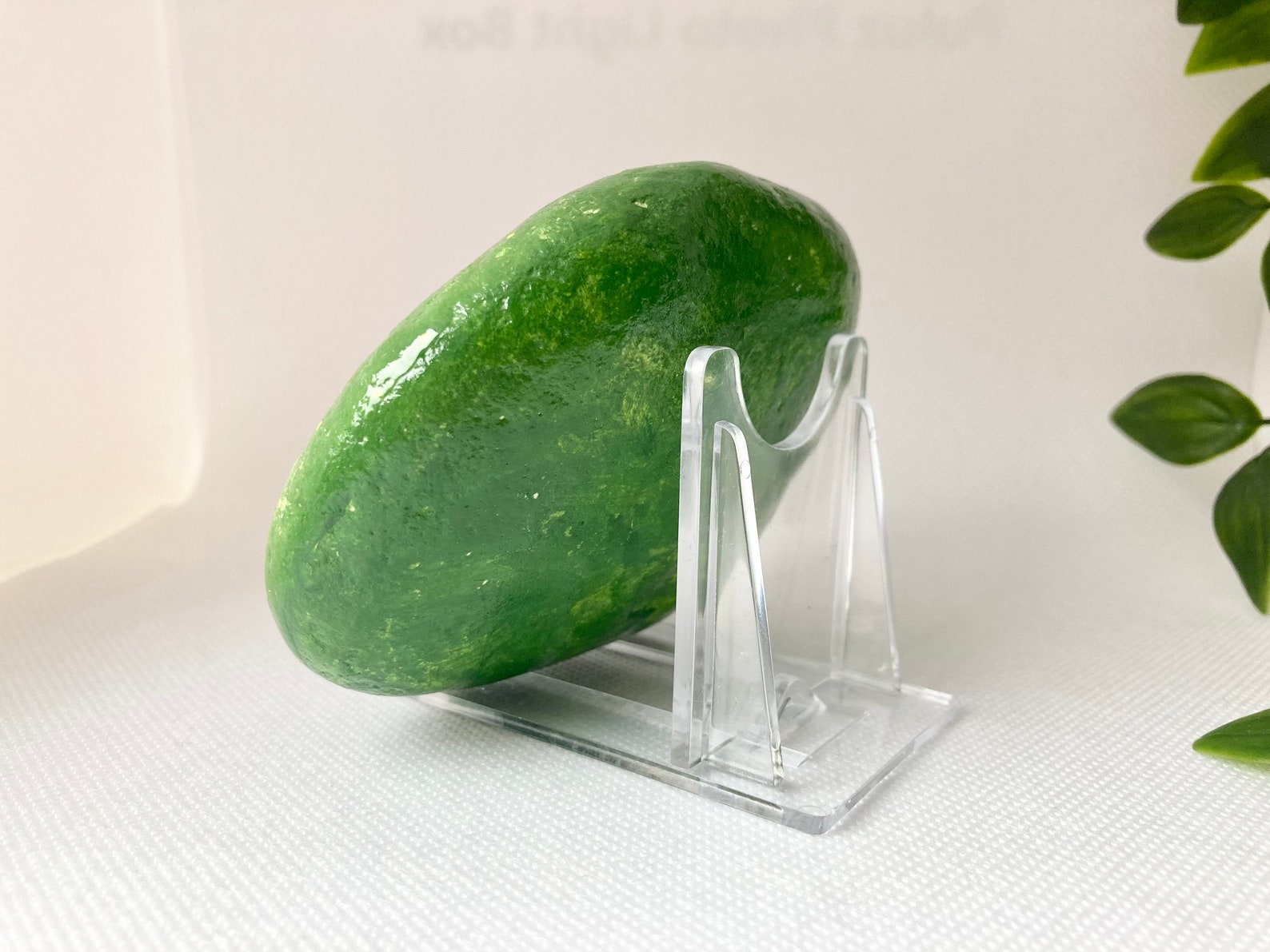 Painted Stone, Rock Painting, Cottagecore Gift for Him, Snail on a ...