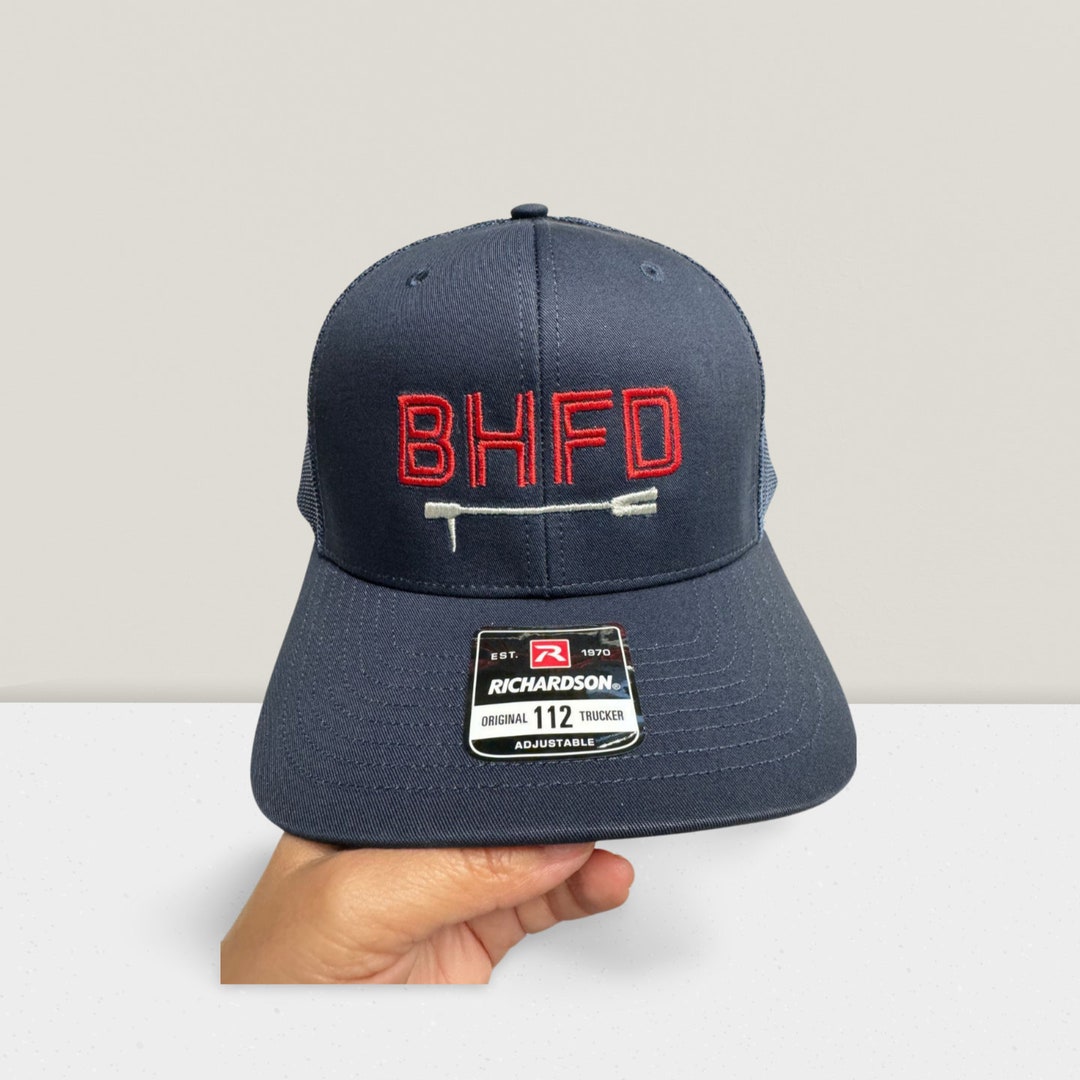 Custom Firefighter Hat, Fire Department Embroidered Hat, Fire Dept ...