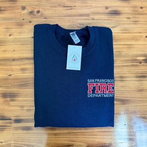 Custom Fire Department Crewneck, Fire Department Full Zip Hoodie ...