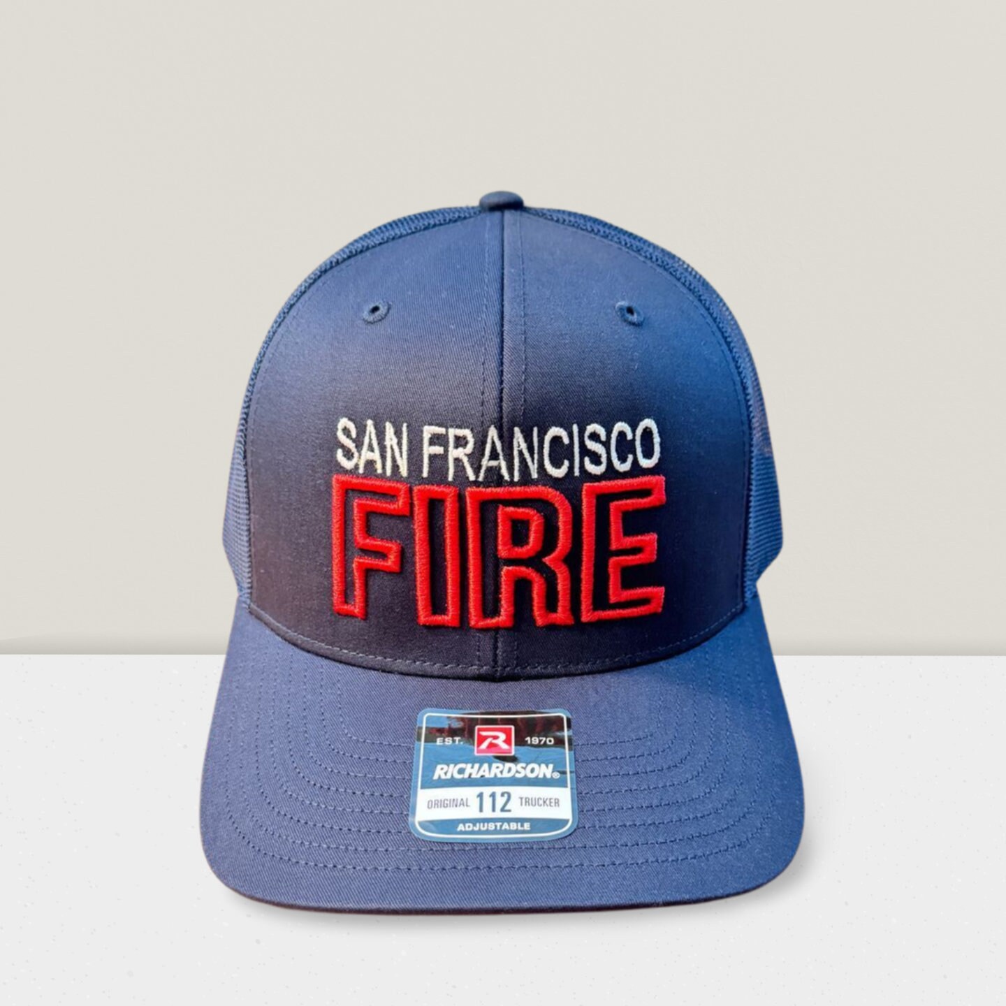 Custom Fire Department Hat, 3D Puff Firefighter Hat, Personalized Fire ...