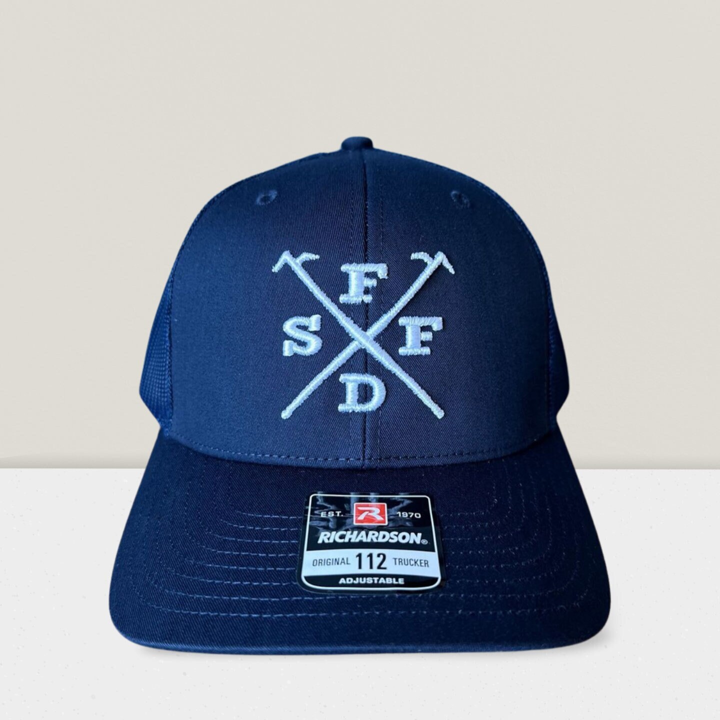 Custom Firefighter Embroidered Hat With Halligan Hooks Personalized ...