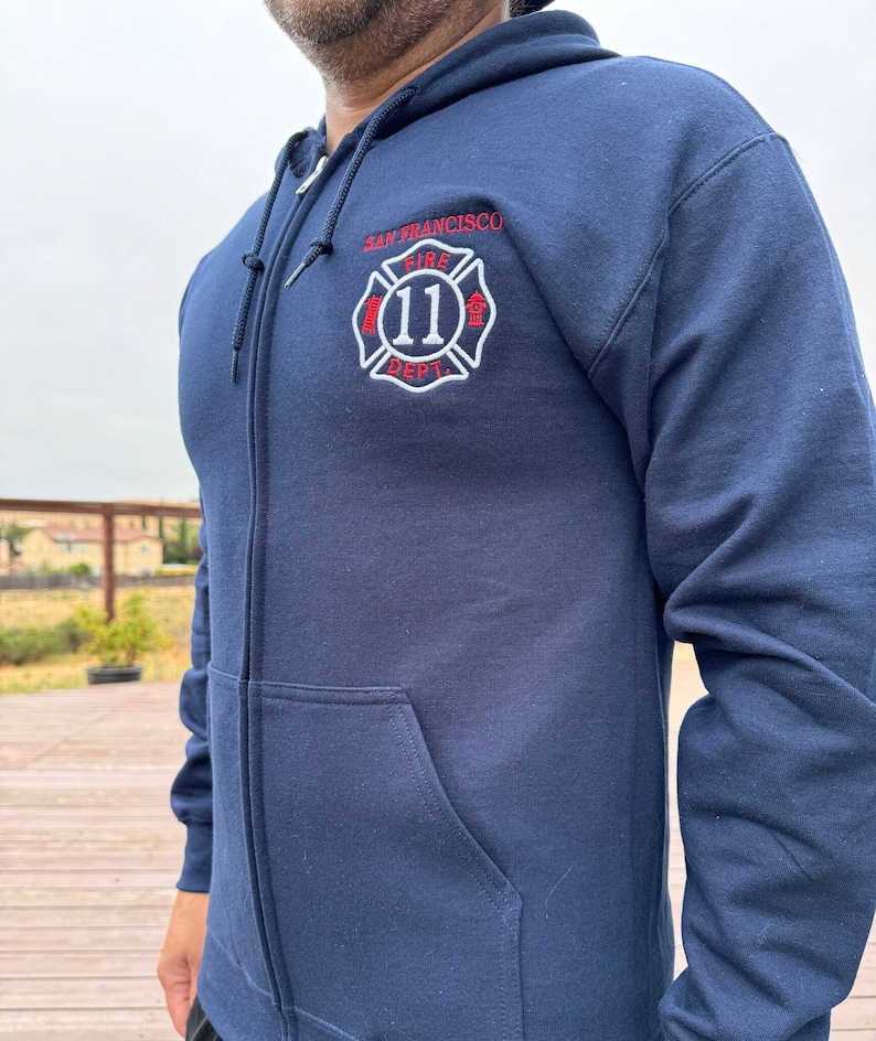 Personalized Fire Station Hoodie Custom First Responder Clothing ...
