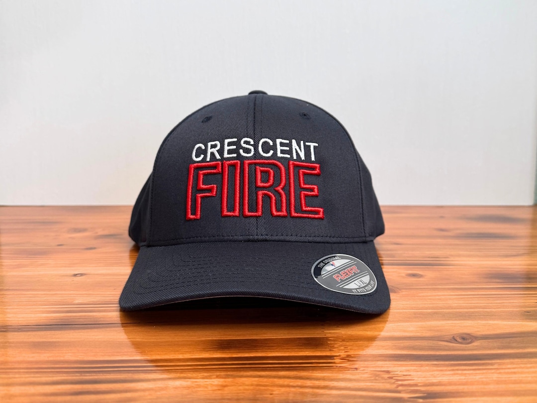 Custom Fire Department Hat, 3D Puff Firefighter Hat, Personalized Fire ...