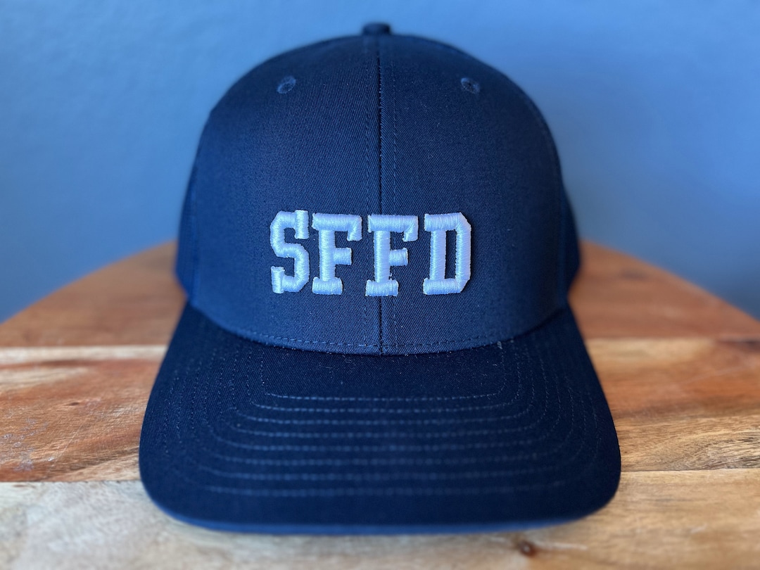 Personalized 3D Puff Embroidery Hat With Fire Department - Etsy