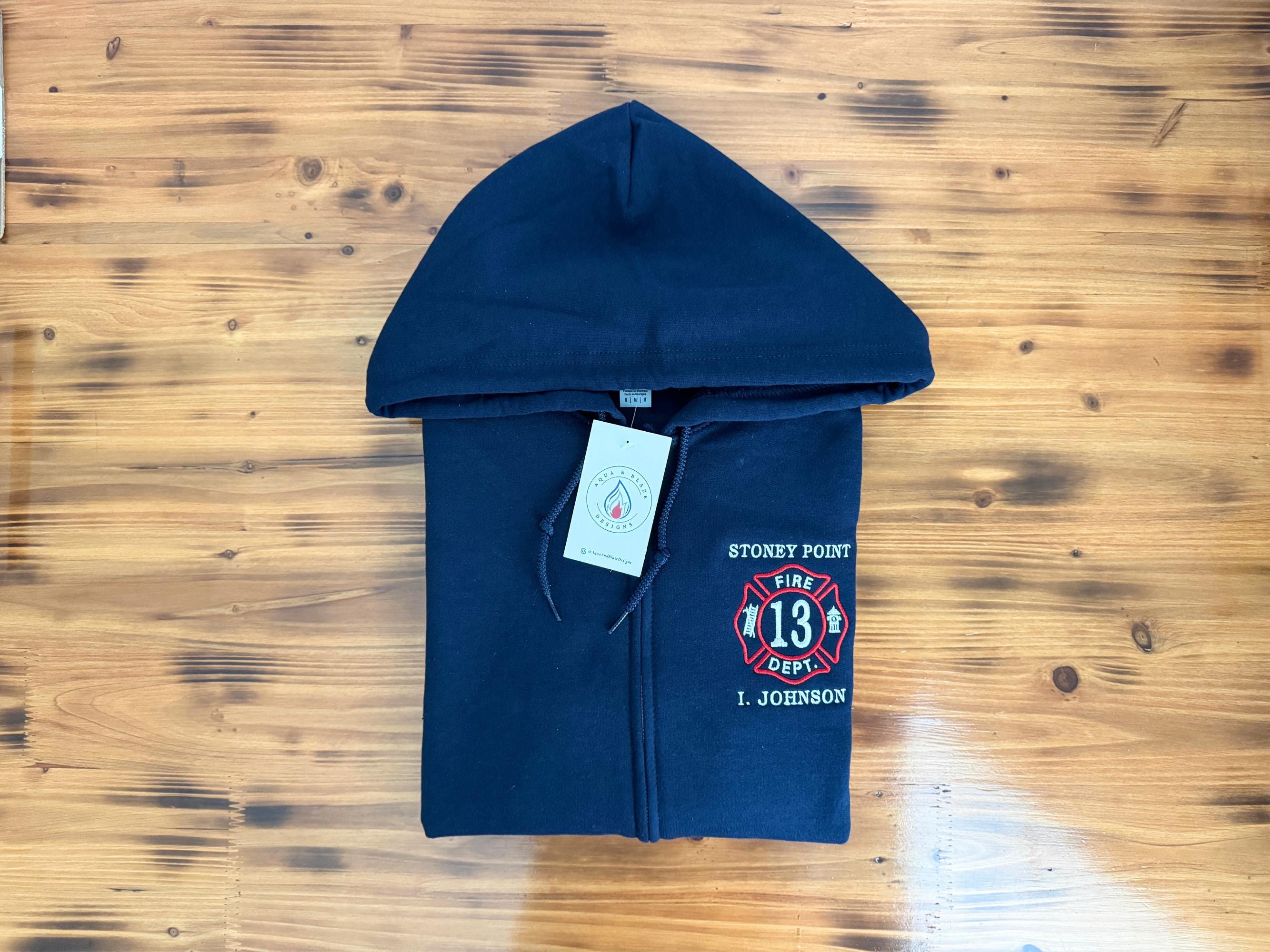 Personalized Fire Station Hoodie Custom First Responder Clothing ...