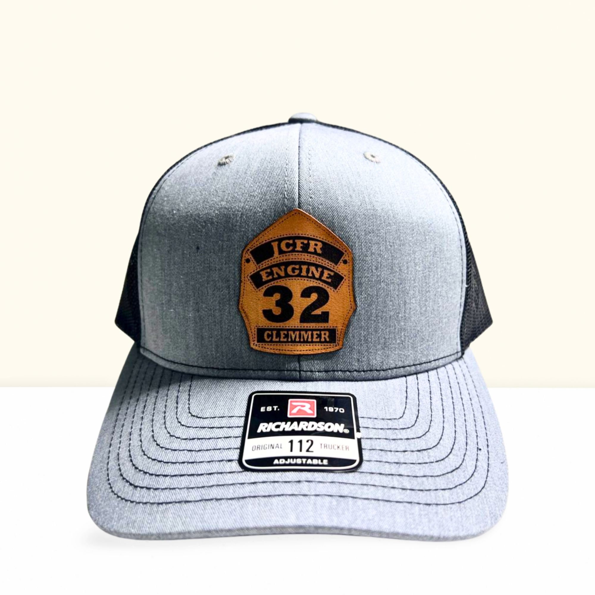 Custom Fire Department Shield Hat, Firefighter Hat, Fire Station Hat ...