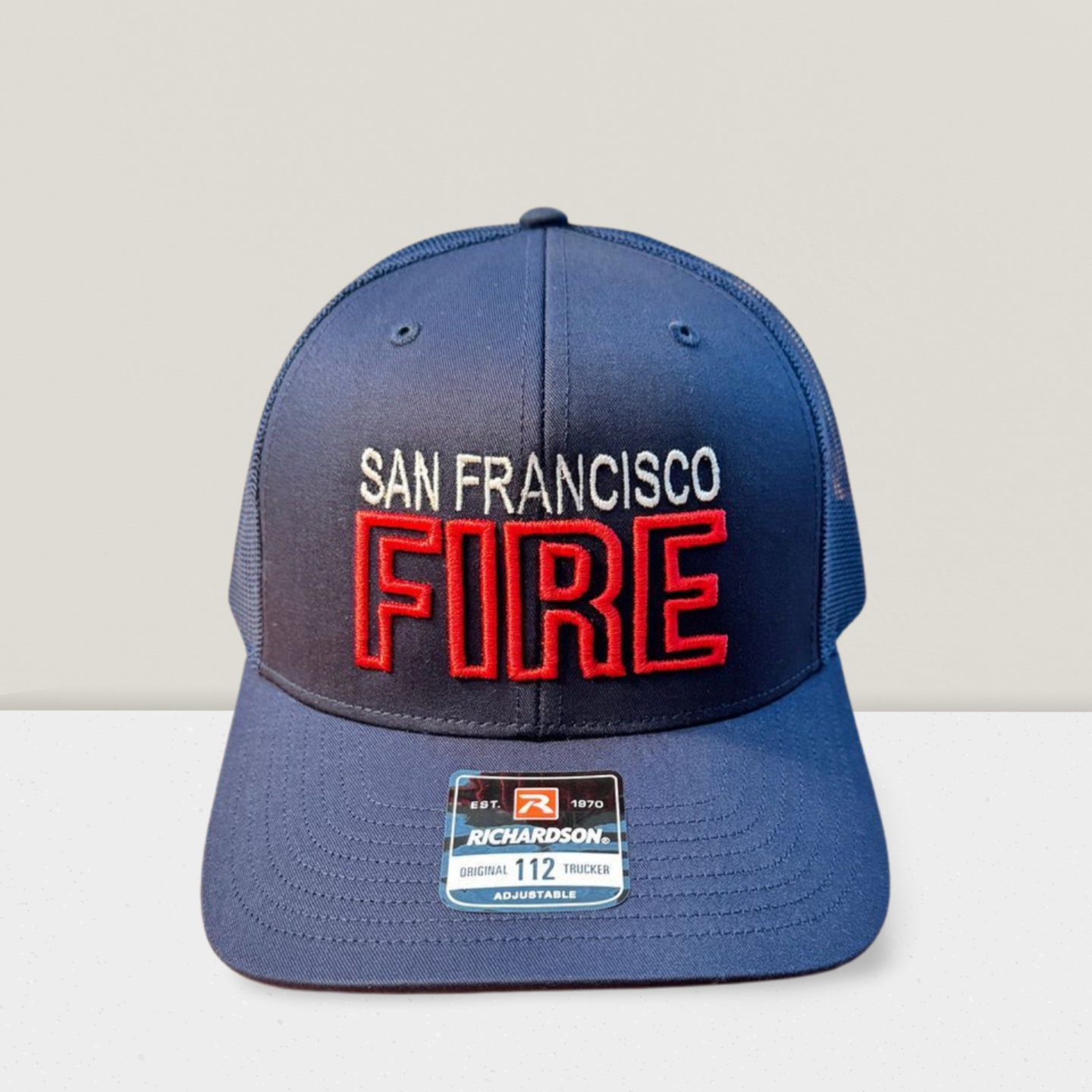 Custom Fire Department Hat, 3D Puff Firefighter Hat, Personalized Fire ...