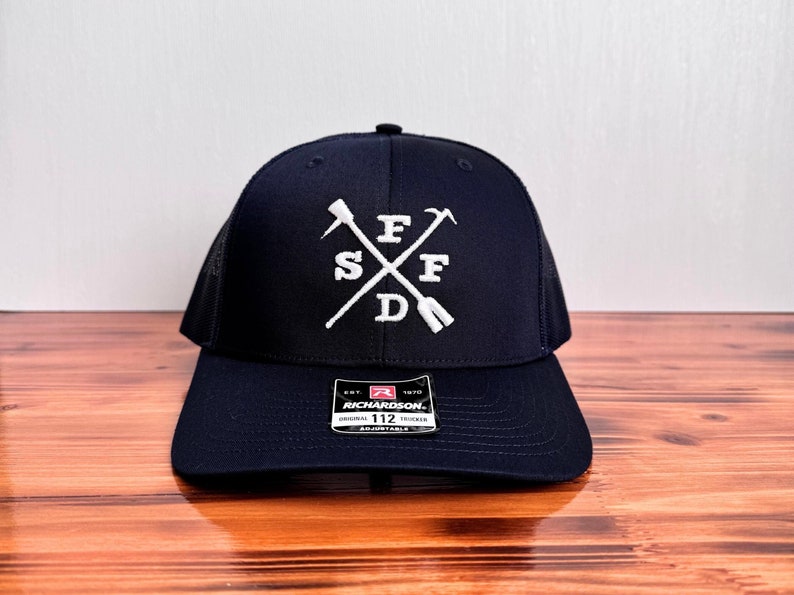 Custom Firefighter Hat, Fire Department Embroidered Hat, Personalized ...