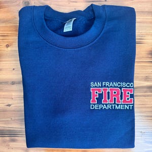 Custom Fire Department Crewneck, Fire Department Full Zip Hoodie ...