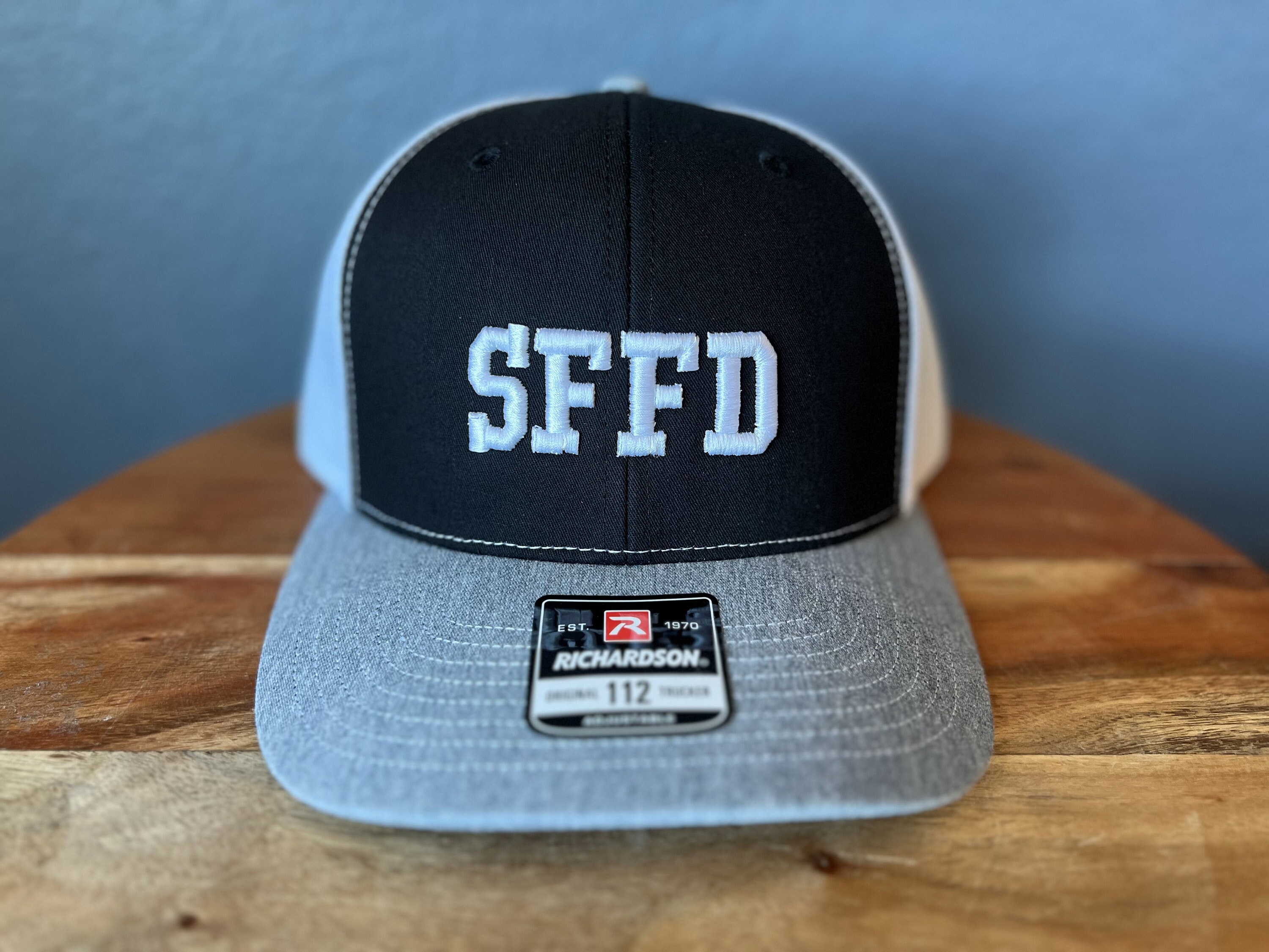 Personalized 3D Puff Embroidery Hat With Fire Department - Etsy