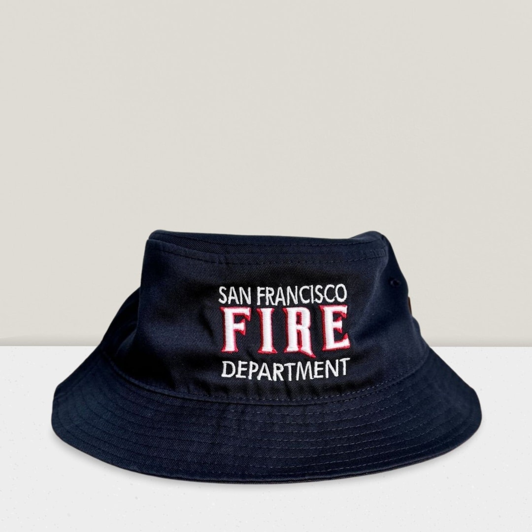Custom Firefighter Embroidered Bucket Hat, Fire Department Bucket Hat ...