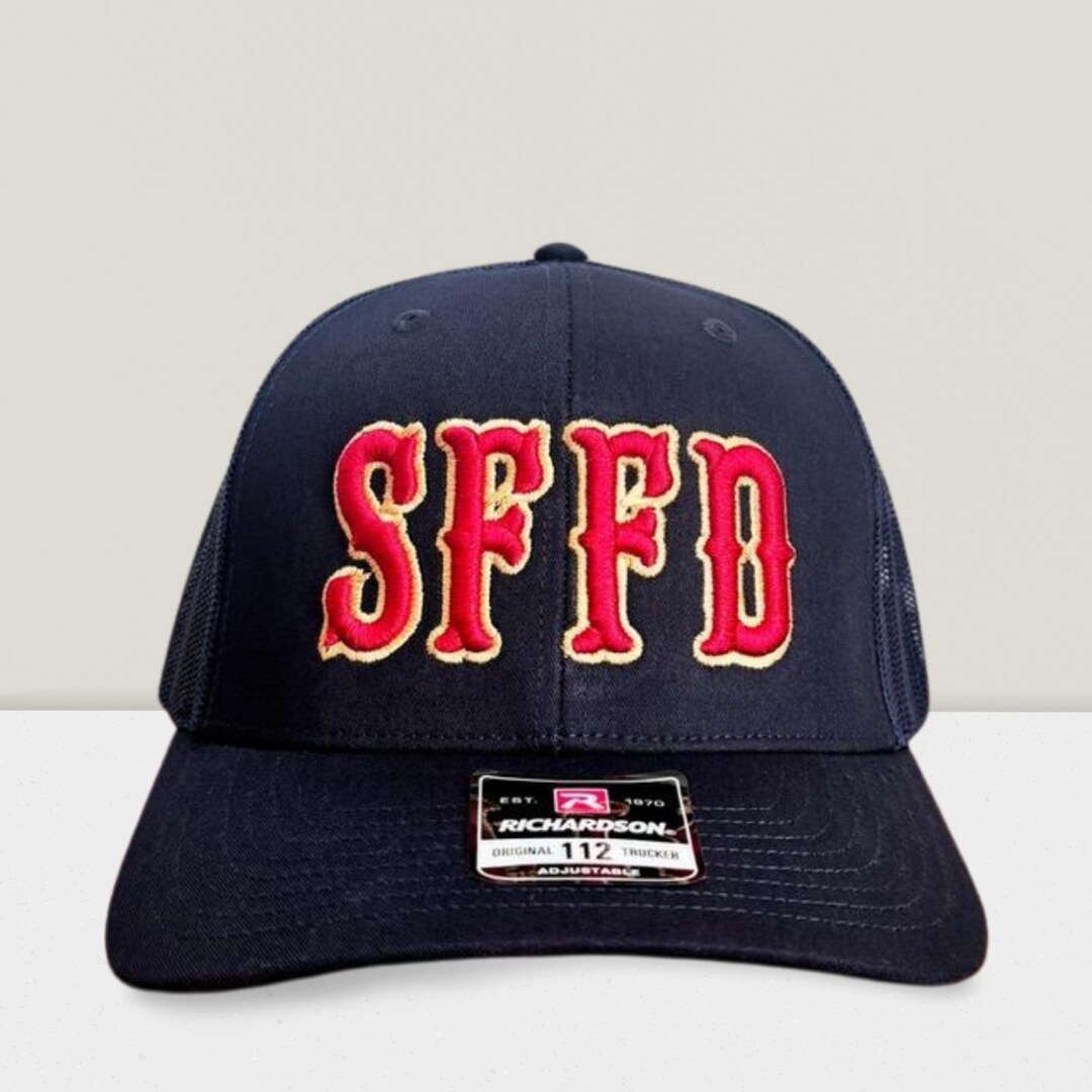 Embroidered Firefighter Hat, Custom Fire Department Hat, Fire Dept ...