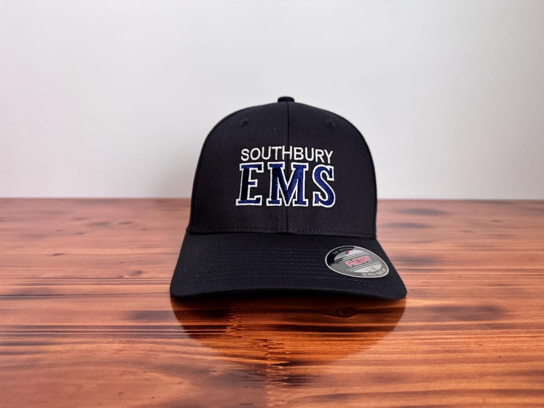 Custom EMS Embroidered Hat, Personalized Cap With City Name and EMS or ...