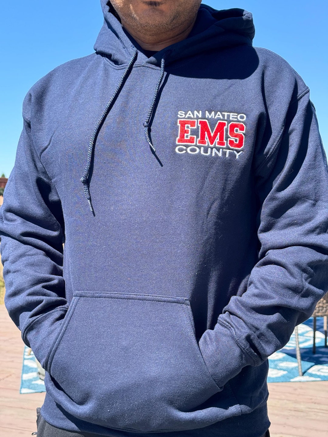 Custom EMS Crewneck, EMT Full Zip Hoodie, Emergency Medical Technician ...